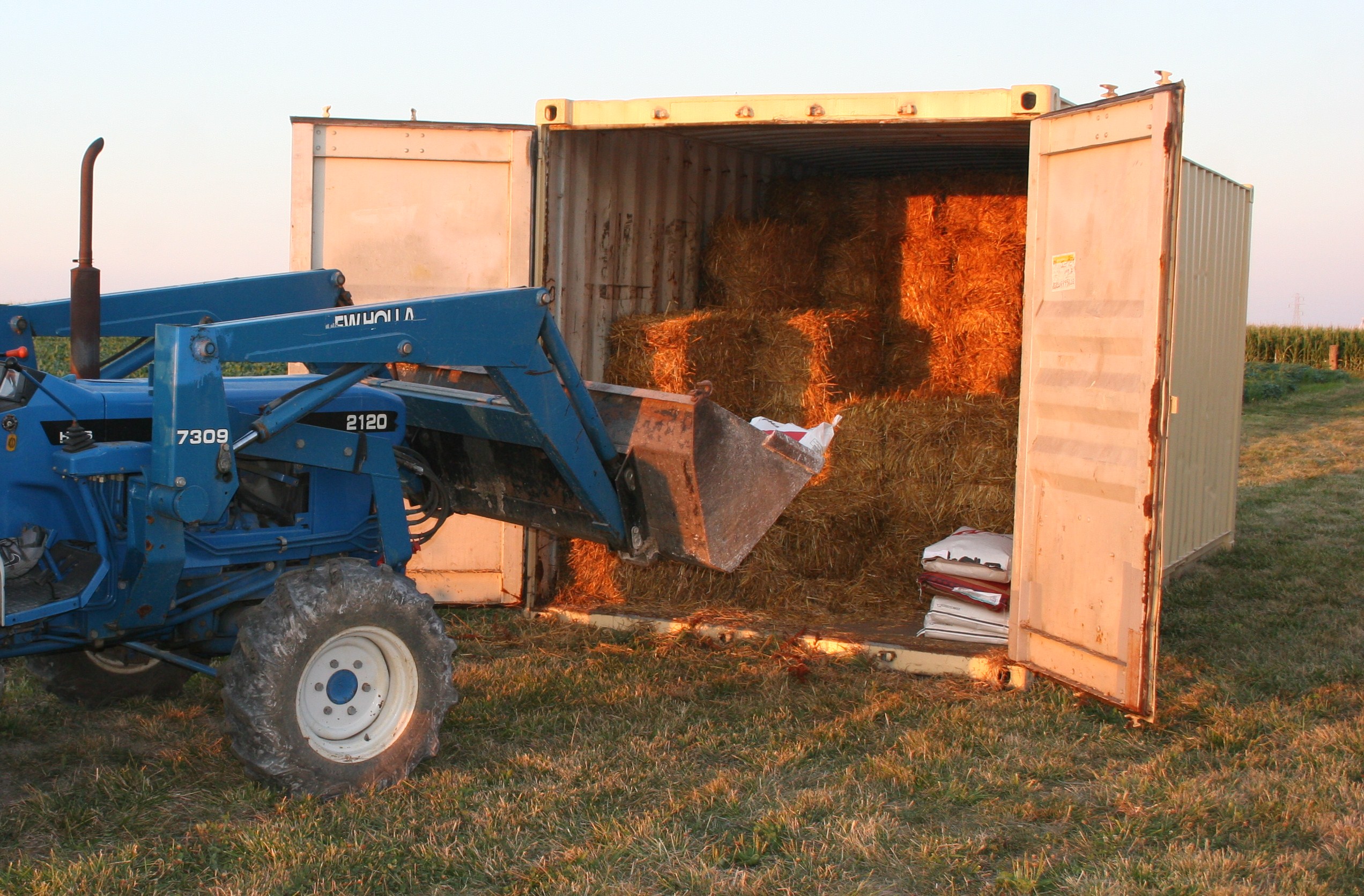 Shipping Containers as Seed/Hay Storage - USA-Containers
