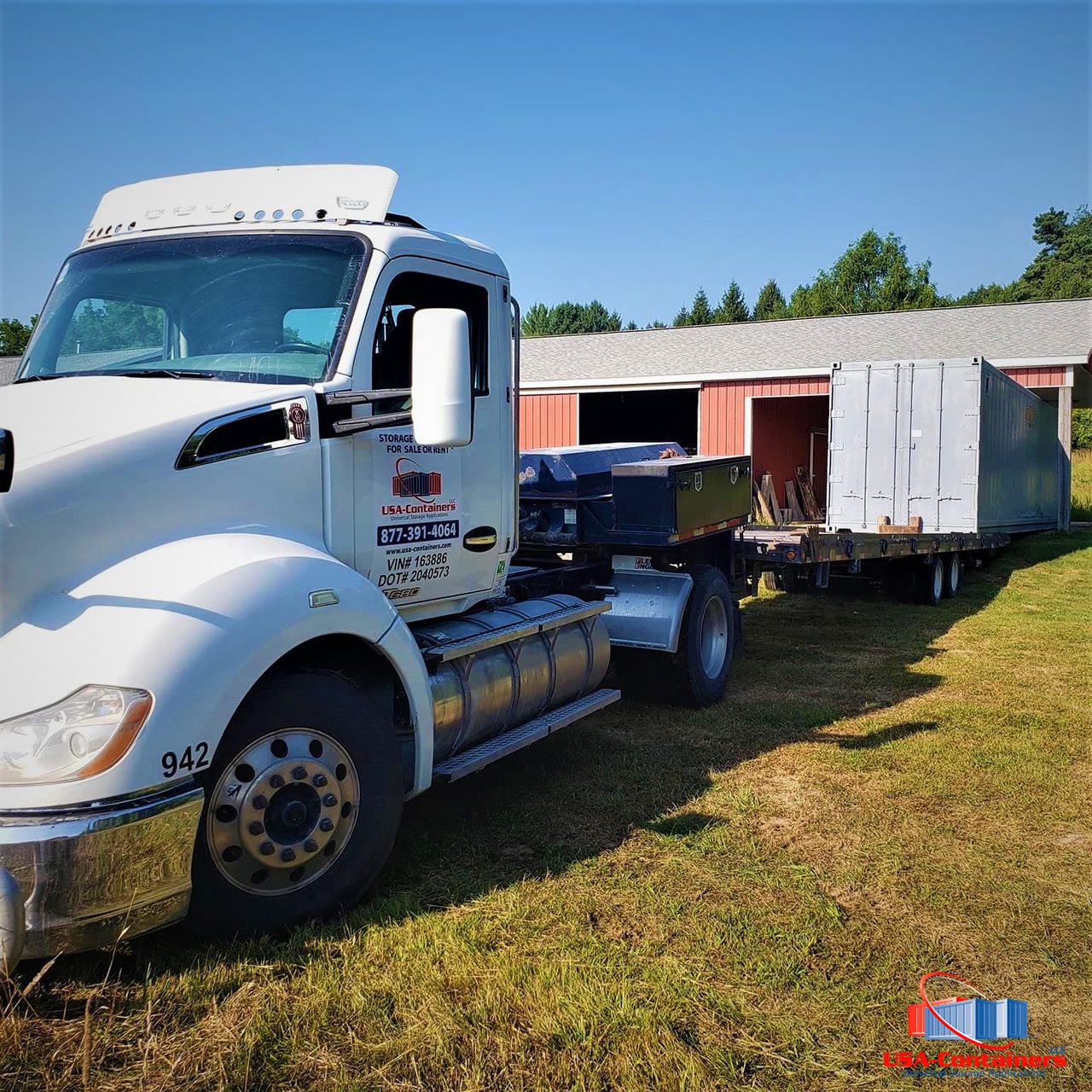 Delivery & Site Preparation - USA-Containers